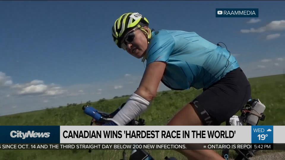 Canadian wins 'hardest race in the world'