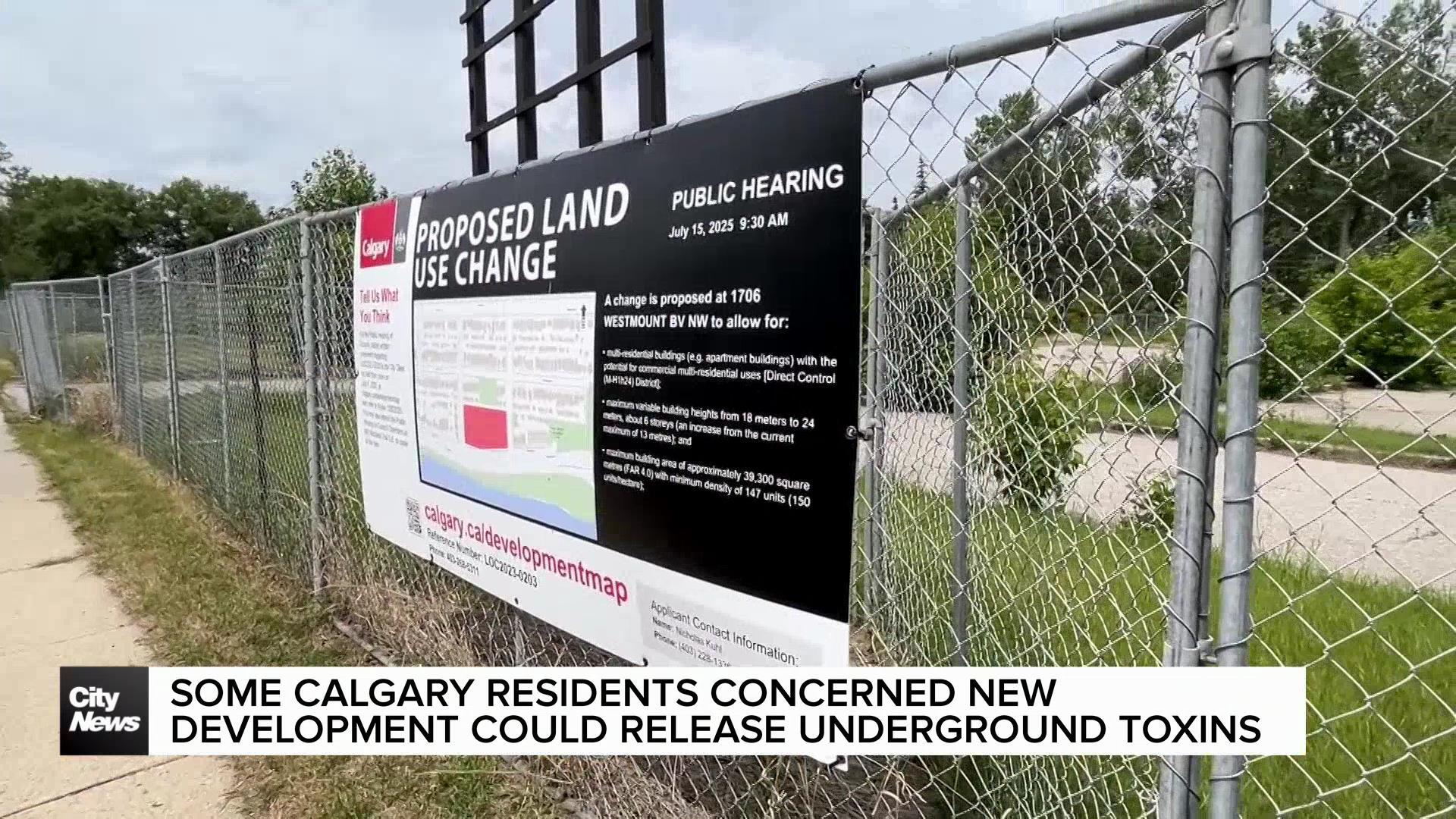 Some Calgary residents concerned new development could release ...