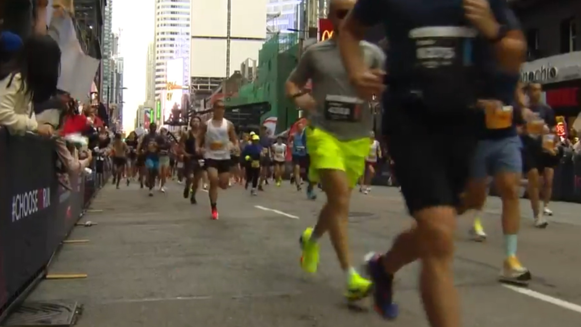 Thousands of runners take part in the TCS Toronto Waterfront Marathon