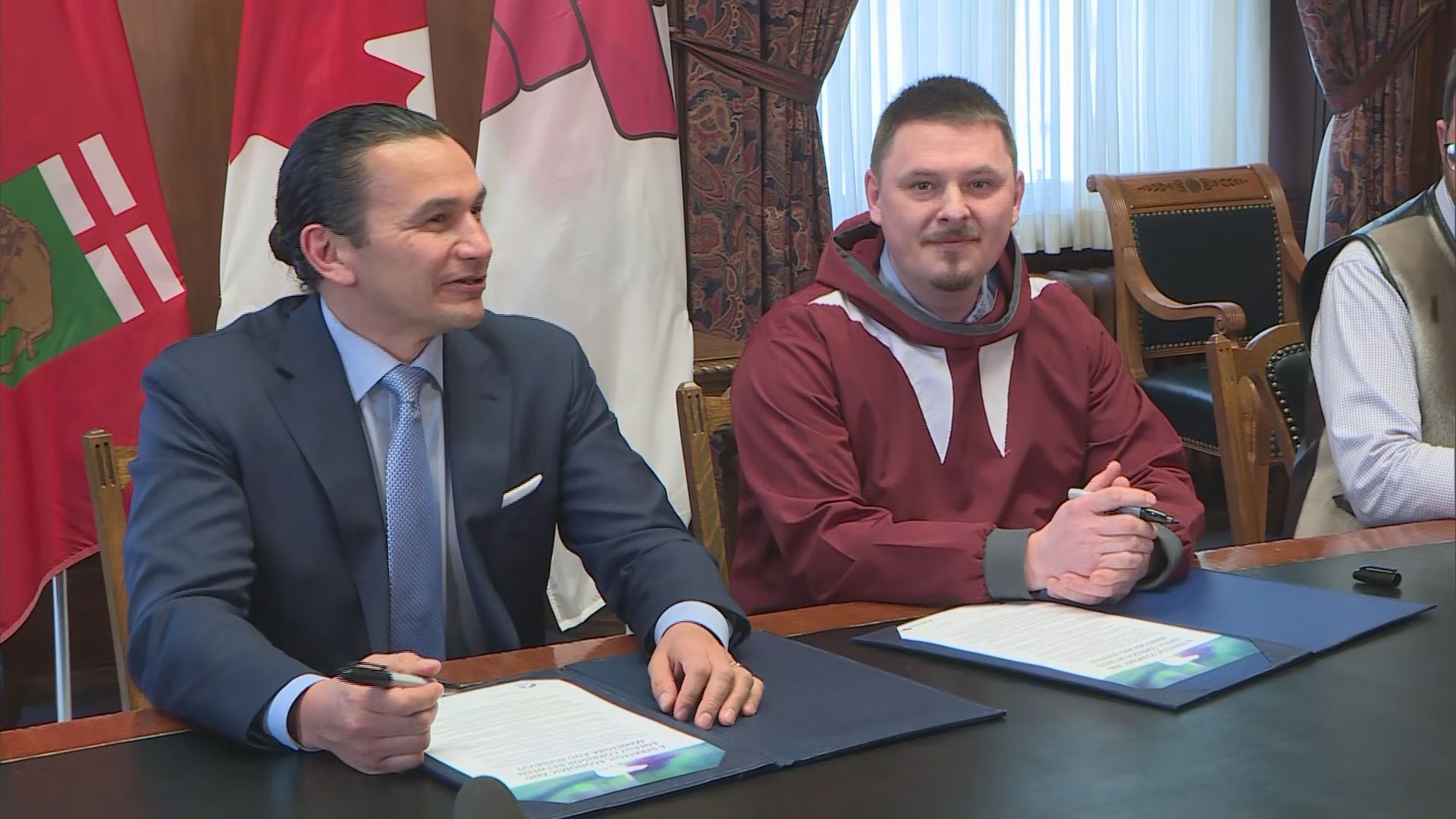 Premier Kinew welcomes Nunavut Premier to discuss energy corridor
