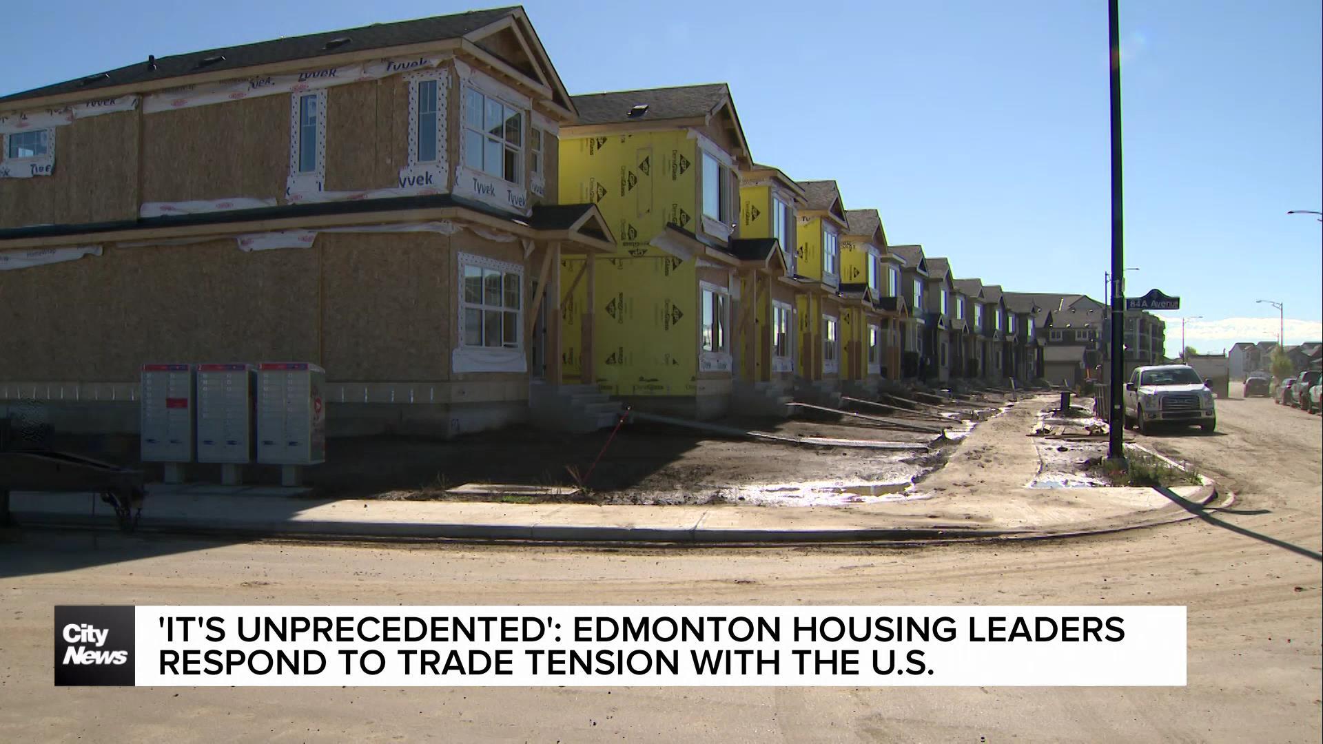 Central Edmonton water main break: drivers asked to avoid area