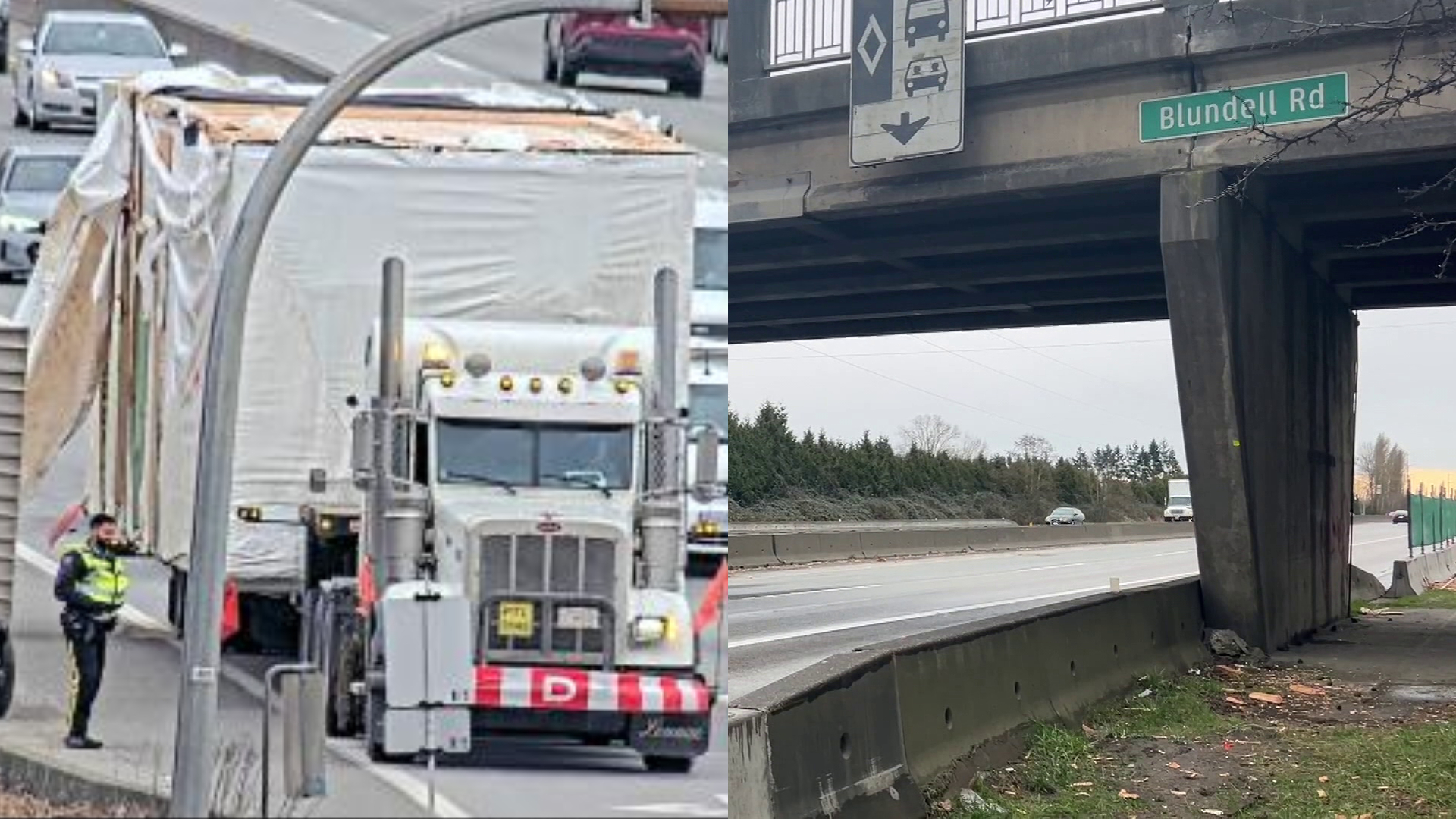 Amazon Prime cargo plane slides off YVR runway during landing