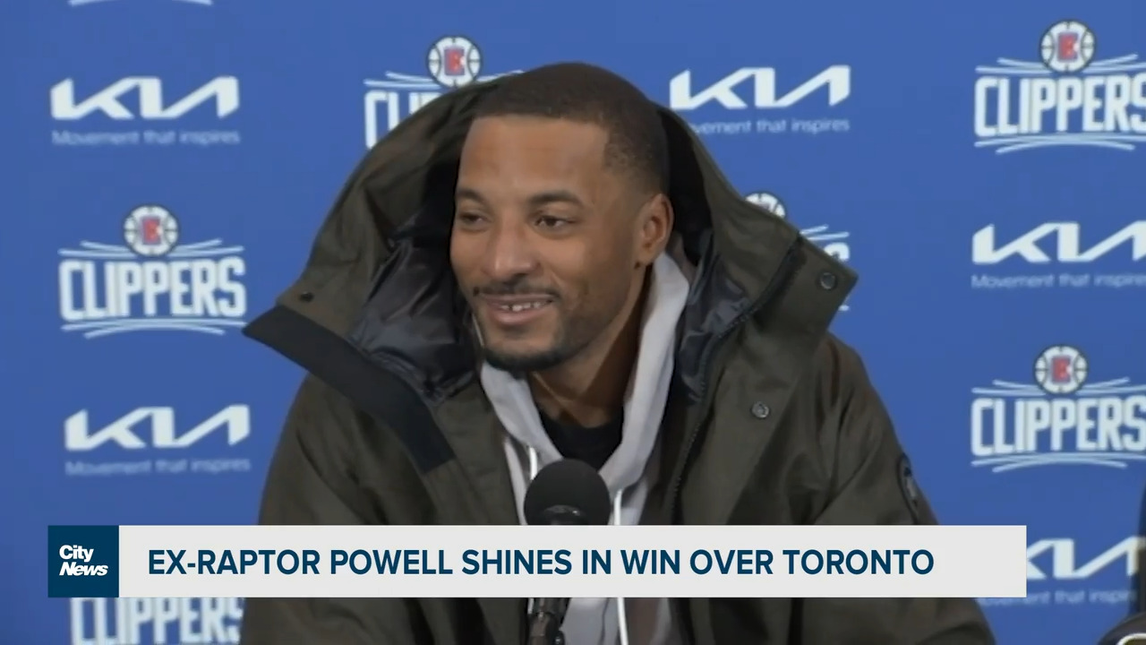 Former Raptor Powell shines in emotional return to Toronto