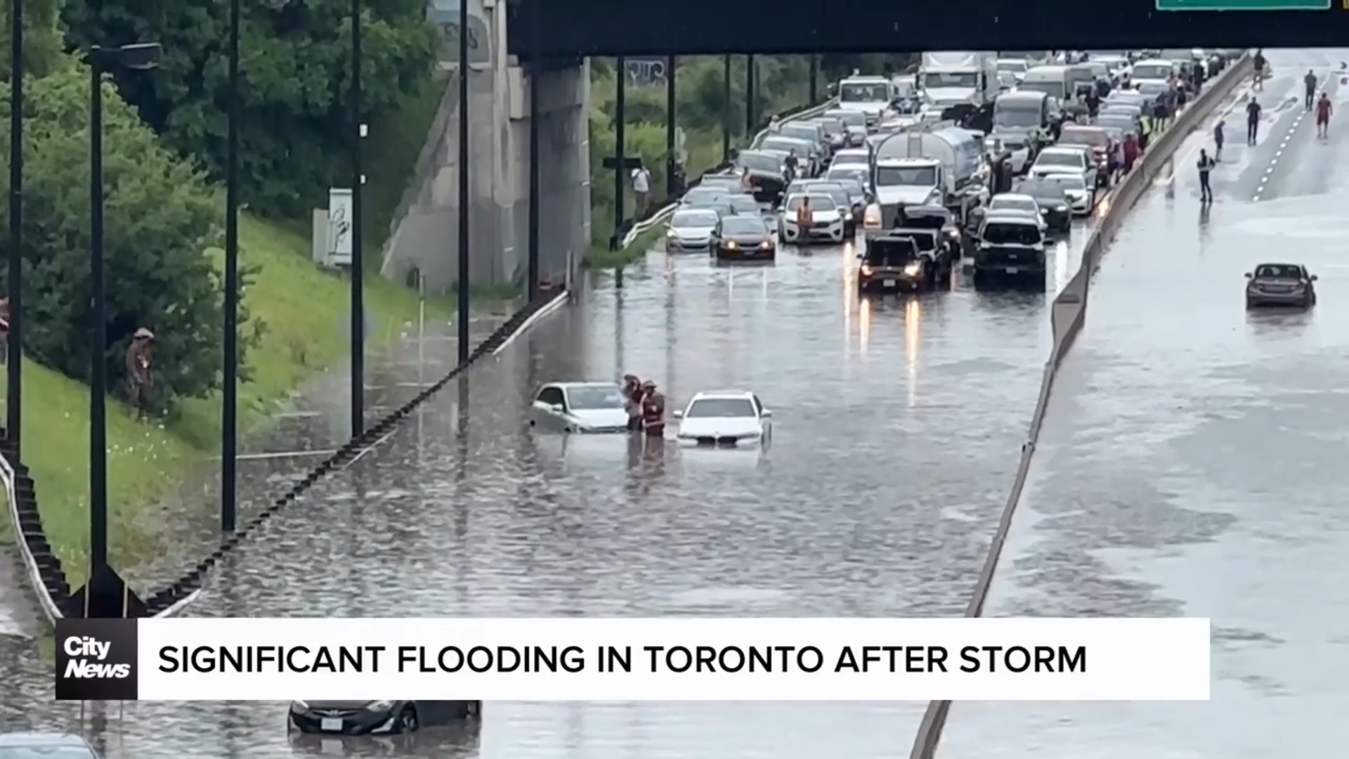 Flooding swamps Toronto