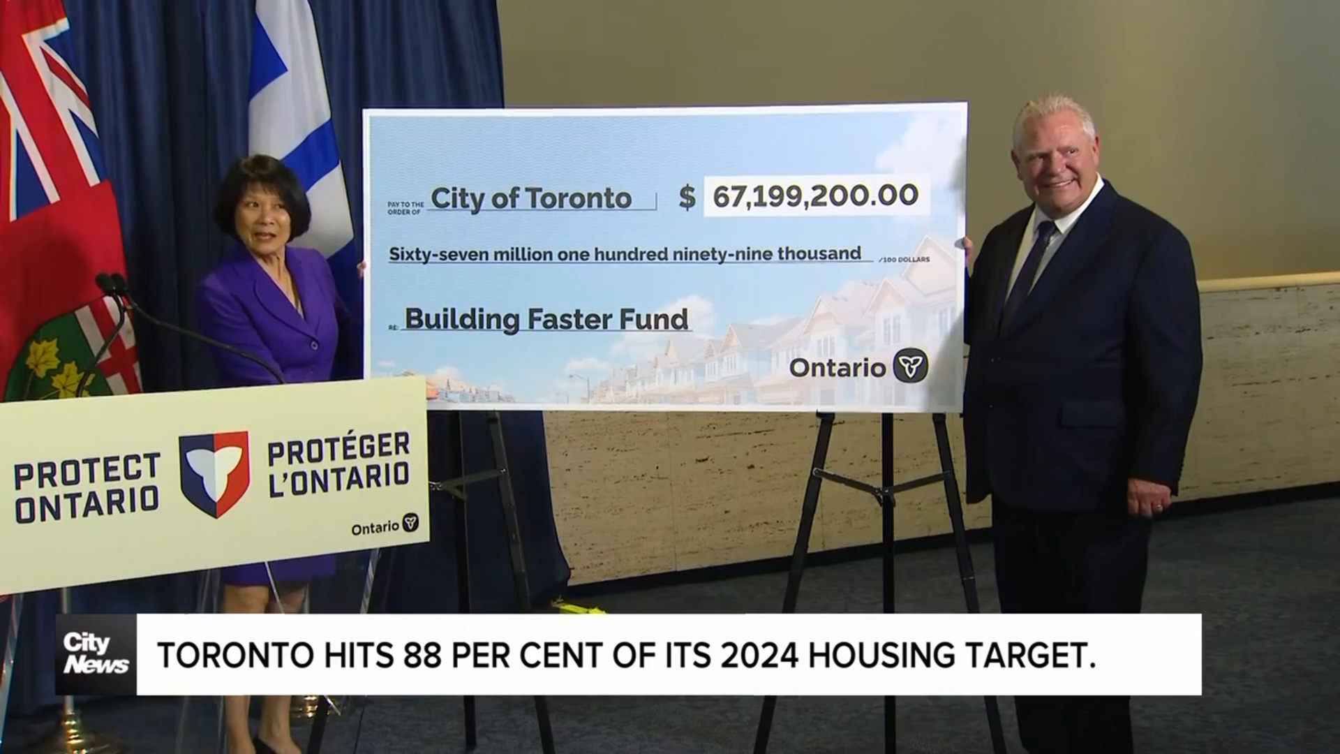 Toronto hits 88% of target for new housing starts