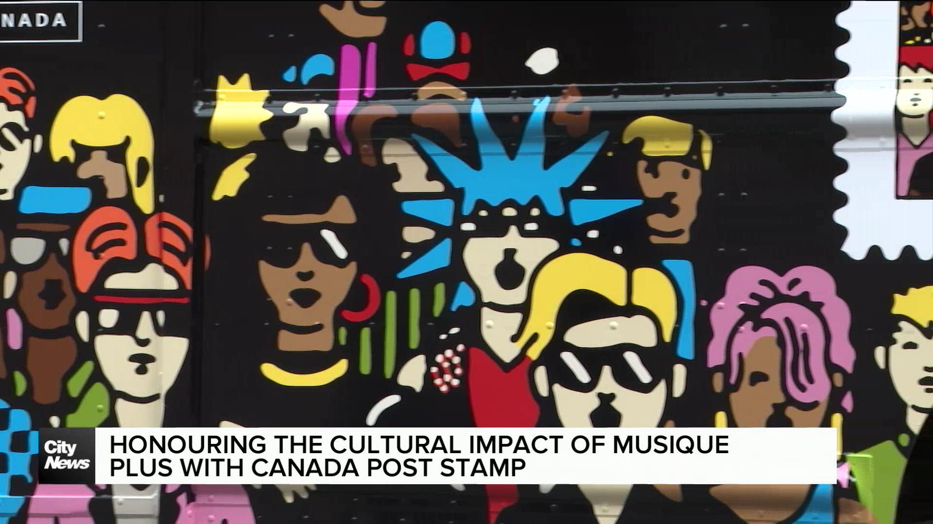 Honouring cultural impact of Musique Plus with Canada Post stamp