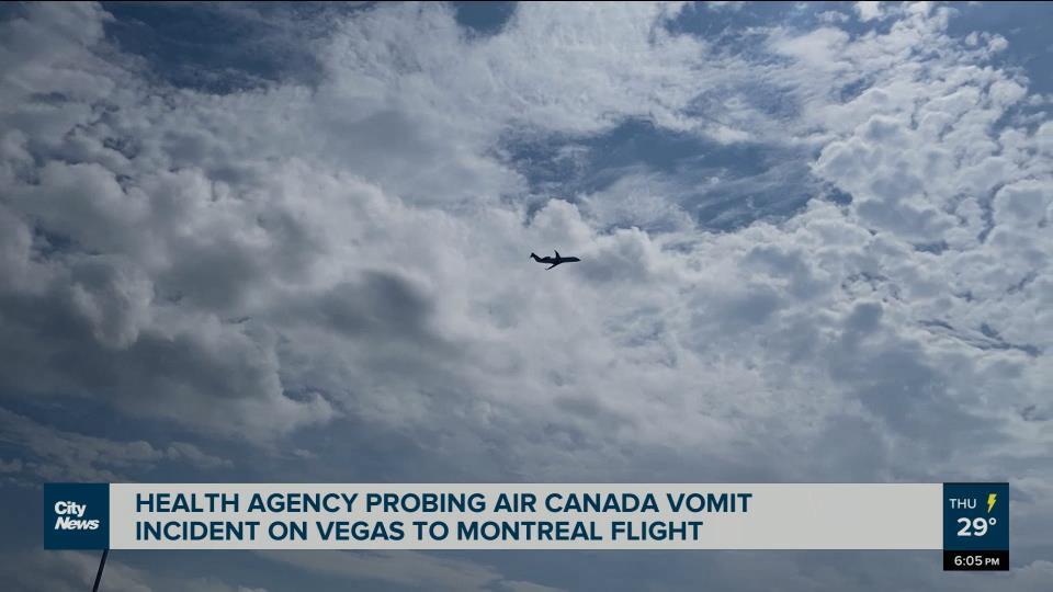 Vegas-Montreal flight: Health agency probing Air Canada vomit incident