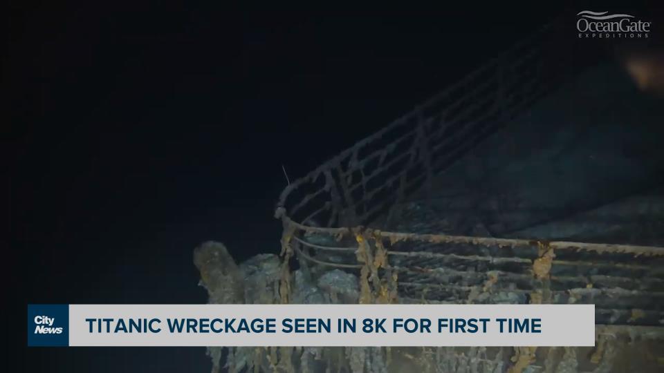 First ever 8K video of Titanic wreck revealed