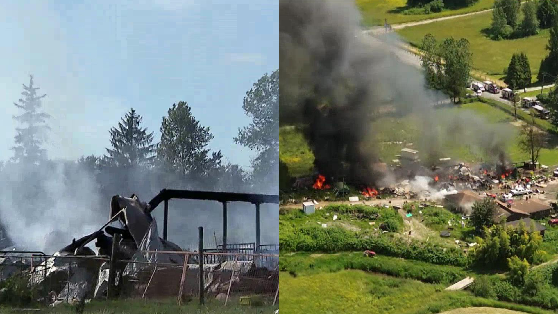 Abandoned BC Ferries vessel on fire in Mission; nearby residents ...