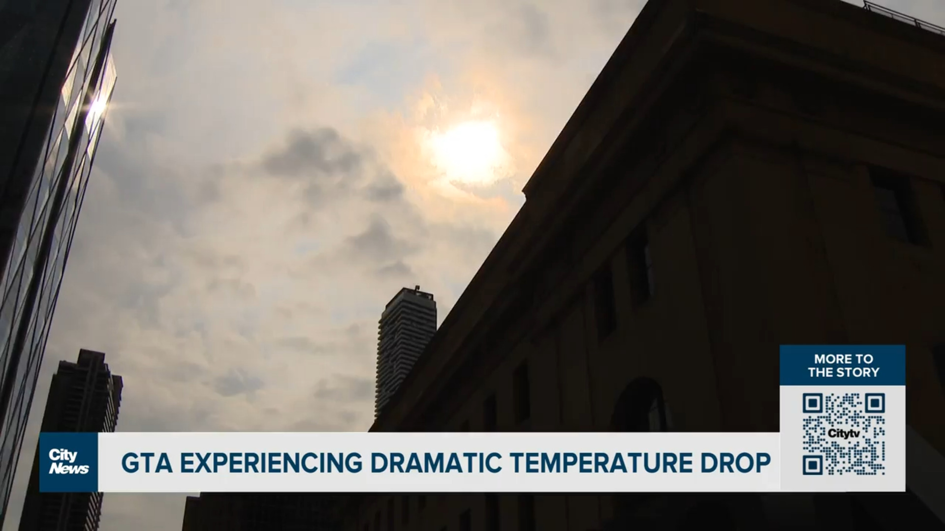 GTA experiencing dramatic temperature drop