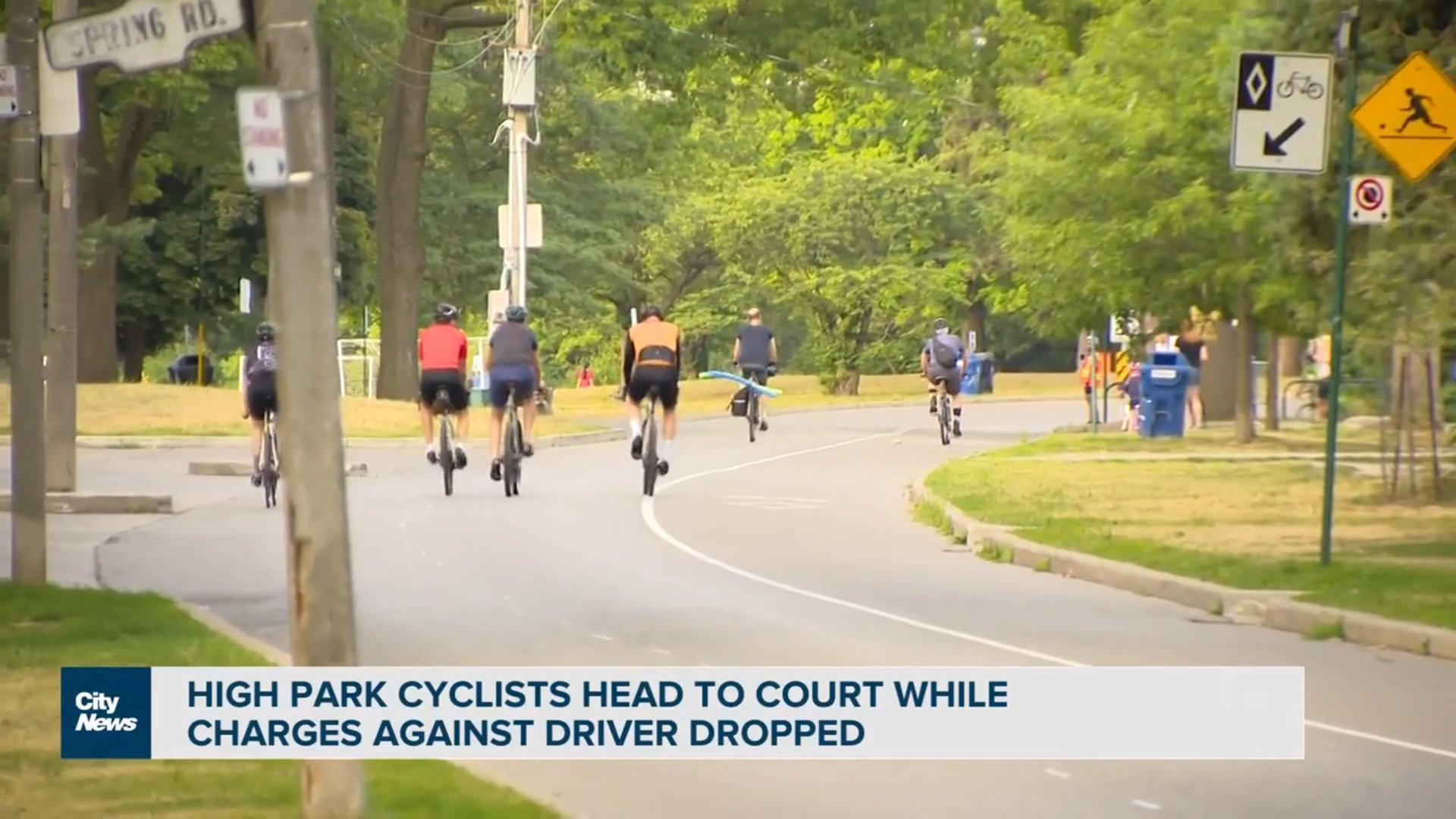 High Park cyclists face trial while charges against driver dropped