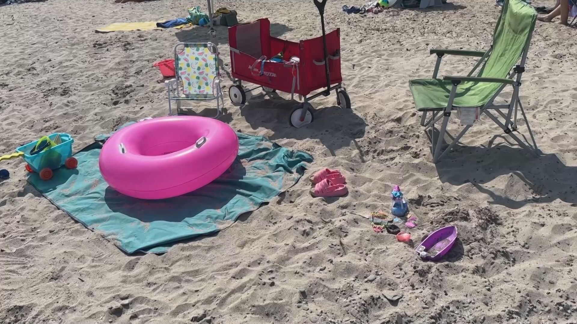 Pool floaters becoming a problem on open water