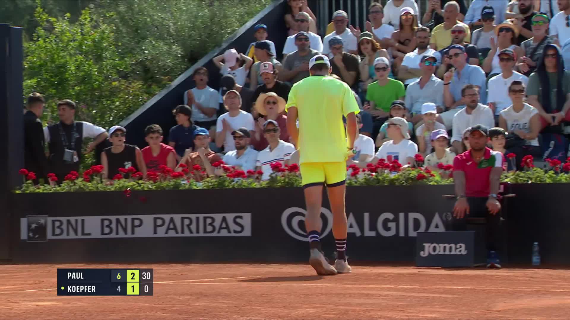 Hot Shot: Paul produces his best in Rome 2024 | ATP Tour | Tennis