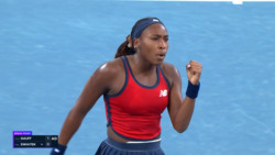 Hot Shot: Coco's sublime drop volley has mom excited United Cup 2025 ...