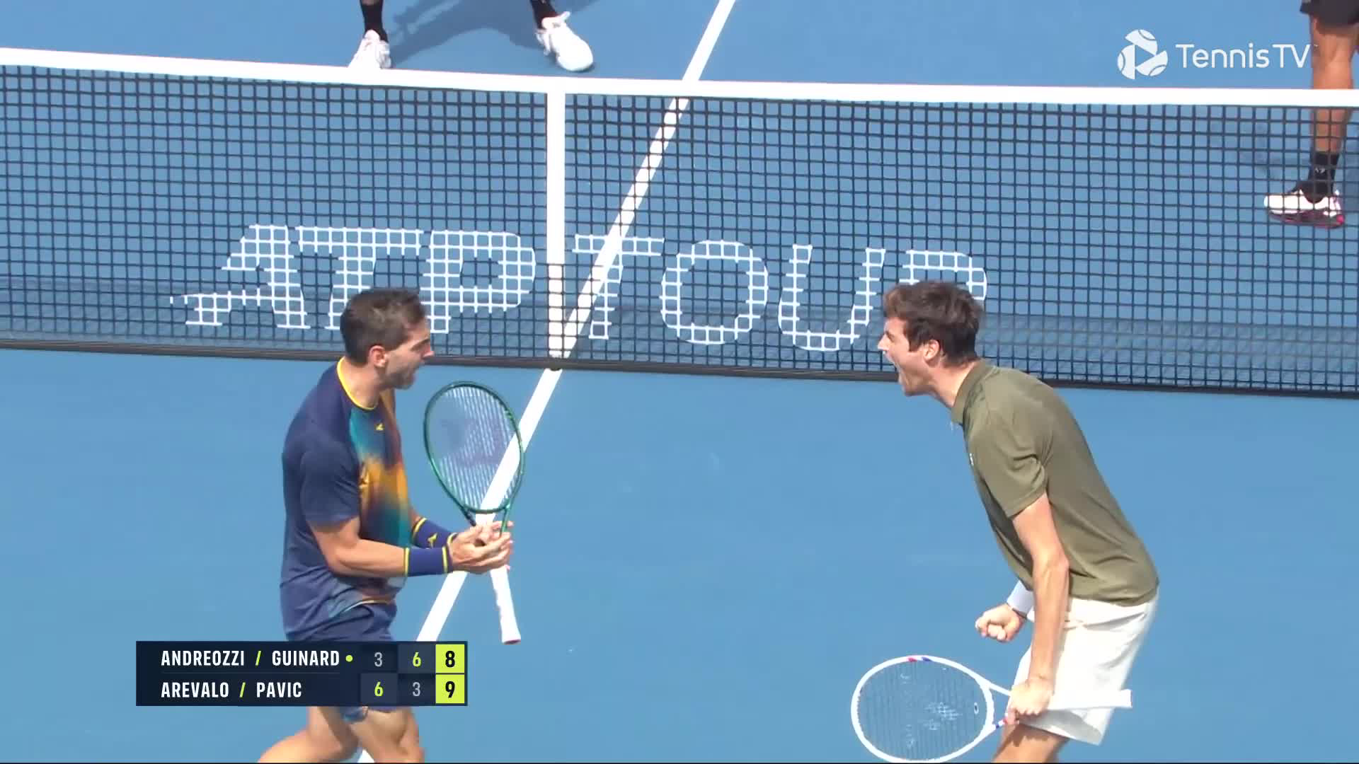 Hot Shot: Match point saved! Andreozzi/Guinard survive in epic Beijing doubles exchange 2025 ...