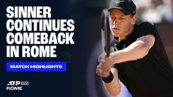 Highlights: Sinner overcomes De Jong in Rome 2025 | ATP Tour | Tennis
