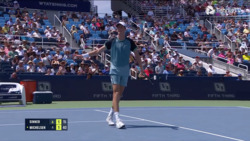 Hot Shot: Sinner digs out magical volley against Michelsen at ...