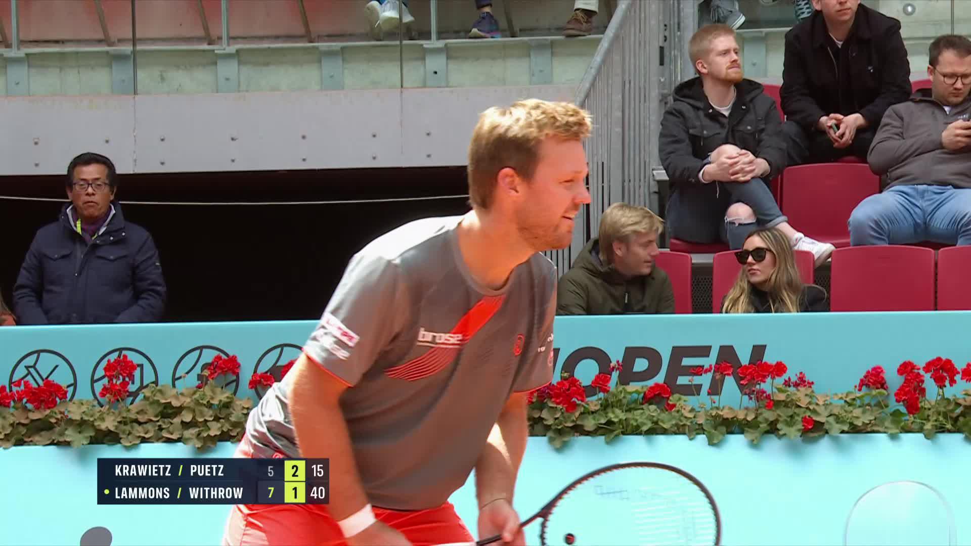 Hot Shot: Clean from Krawietz/Puetz in Madrid 2024 | ATP Tour | Tennis