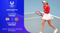 Highlights: Croatia's Vekic beats Helgo at United Cup | ATP Tour | Tennis