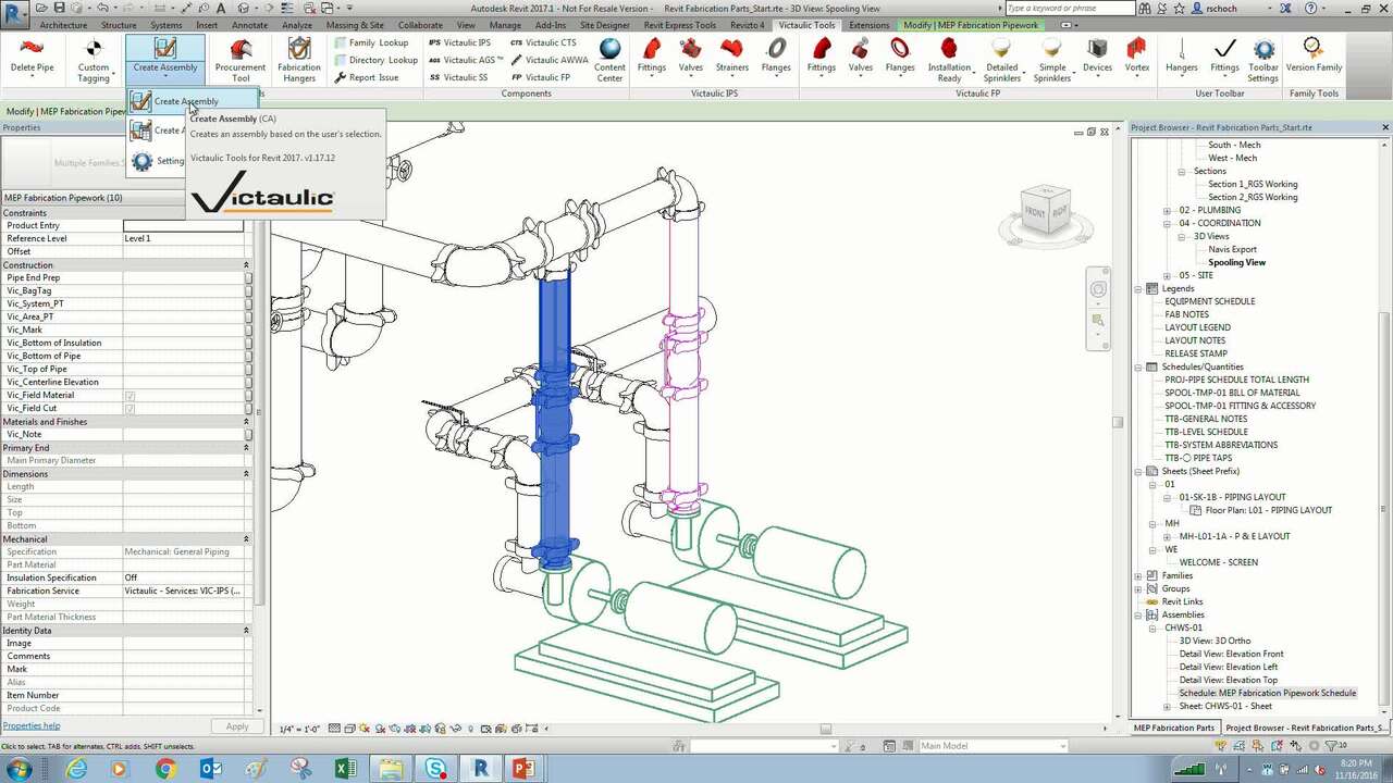Revit Fabrication Techniques