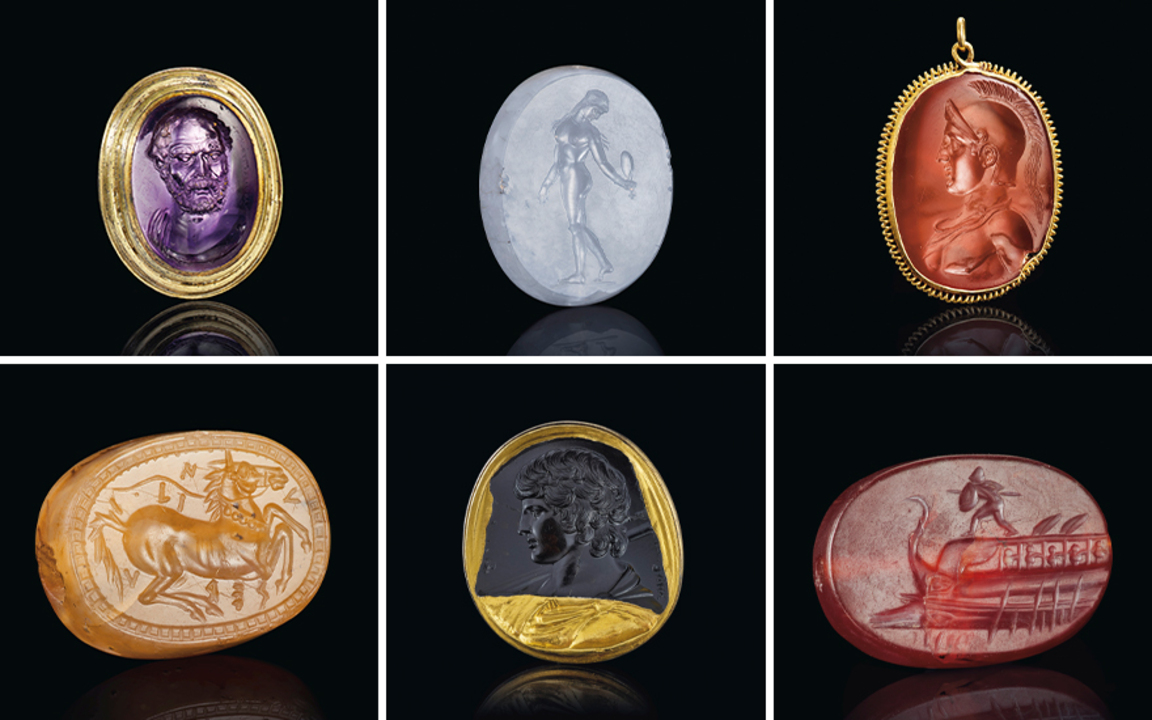 Antiquities: Including Ancient Engraved Gems Formerly in the G ...