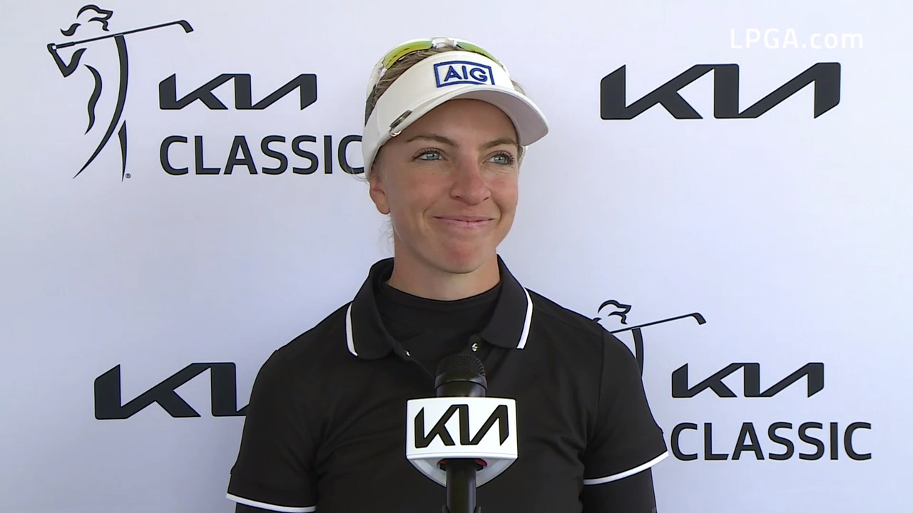 Sophia Popov Round 2 Interview at the Kia Classic | LPGA | Ladies ...