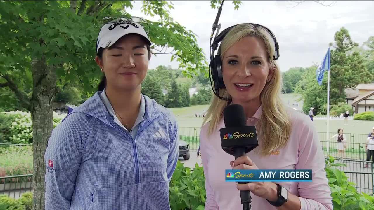 Rose Zhang Third Interview | 2023 KPMG Women’s PGA Championship | Hanwha LIFEPLUS International ...