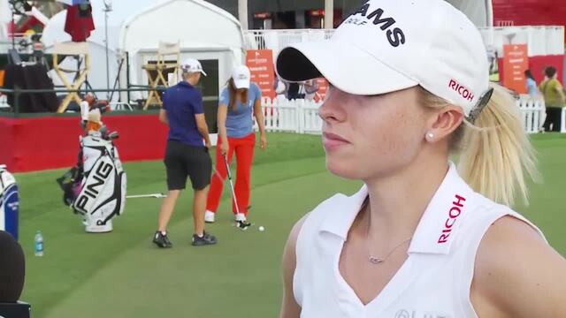 Jodi Ewart Shadoff First Round Interview at the Kraft Nabisco ...