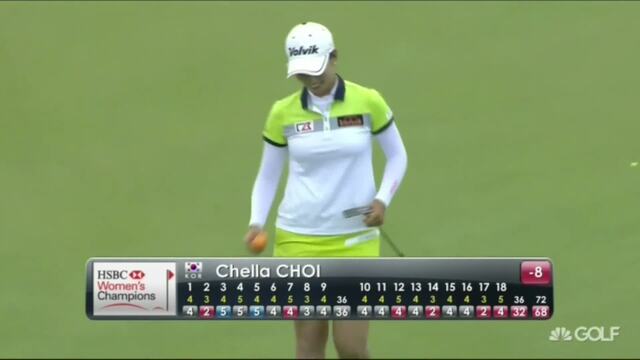 Chella Choi Finishes Strong With Nice Birdie Putt in Round 3 of 2016 ...