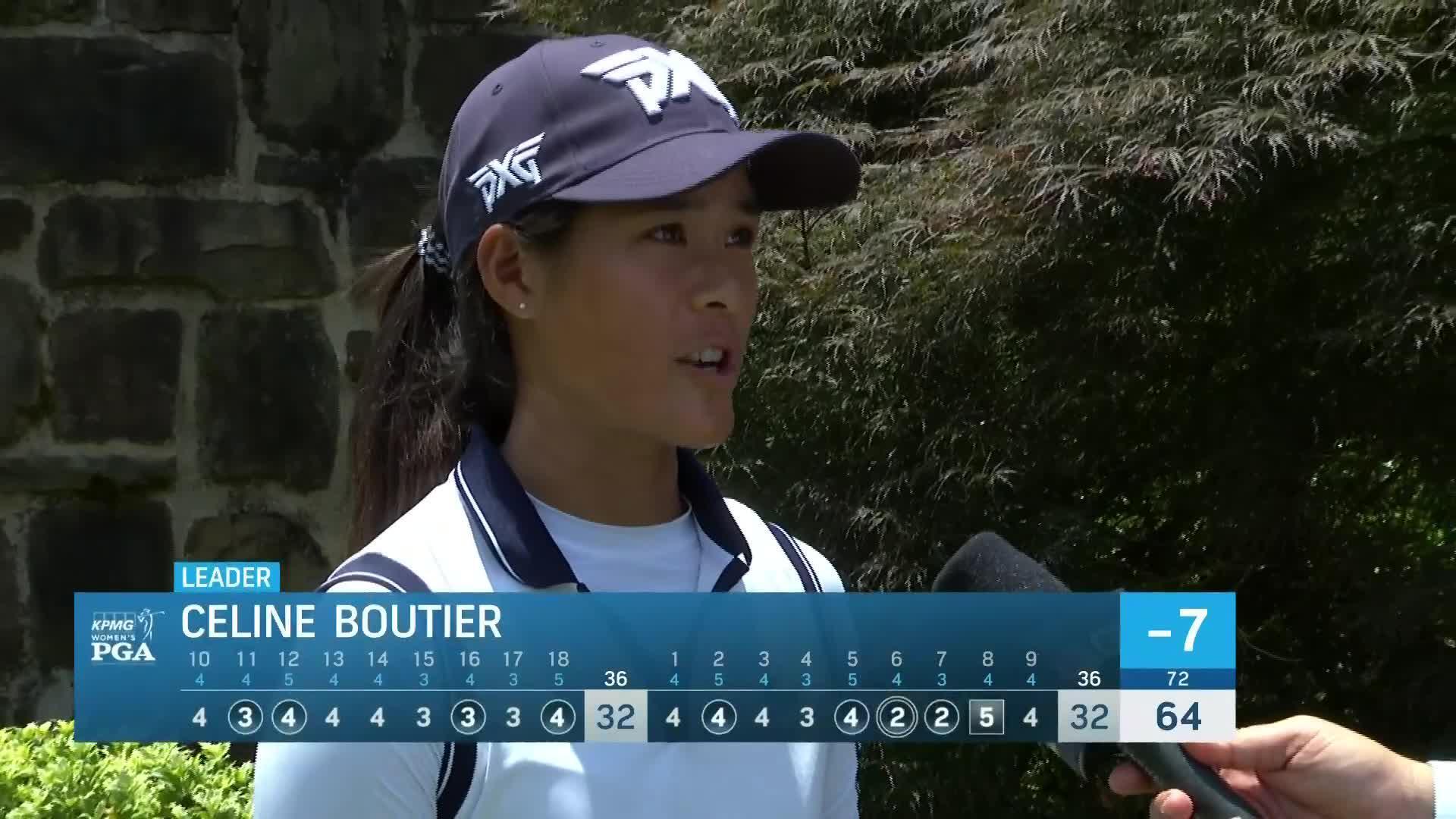 Celine Boutier Second Round Interview at the 2021 KPMG Women’s PGA ...
