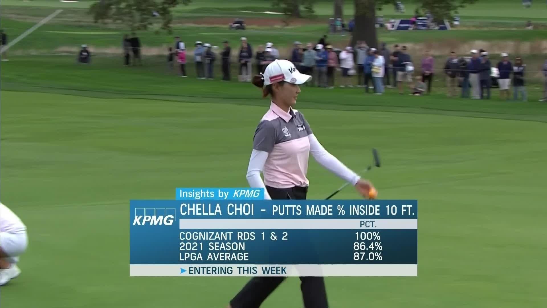 Chella Choi KPMG Insights during Round 3 of the Cognizant Founders Cup ...