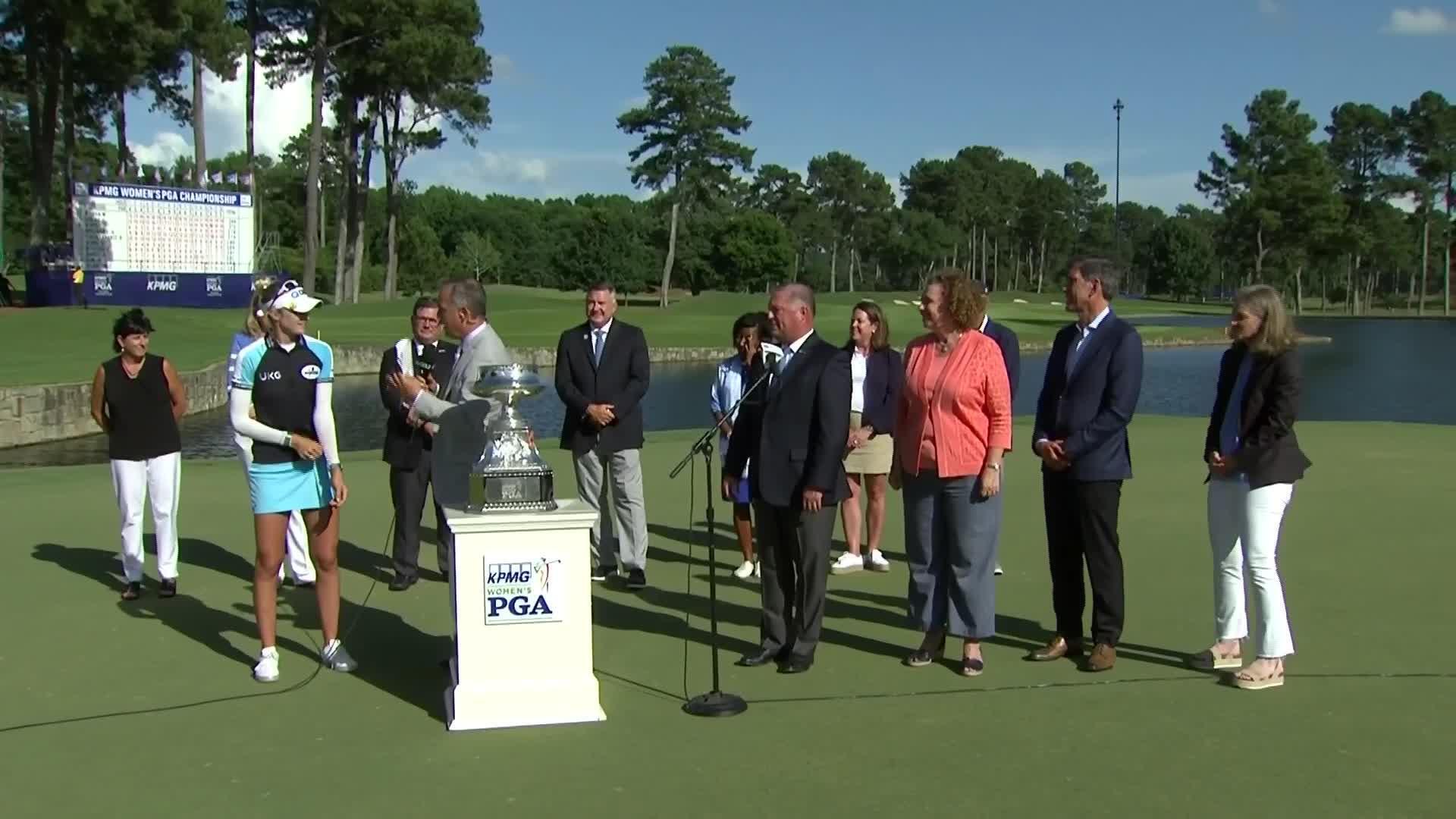 Nelly Korda Final Round Interview at the 2021 KPMG Women’s PGA ...