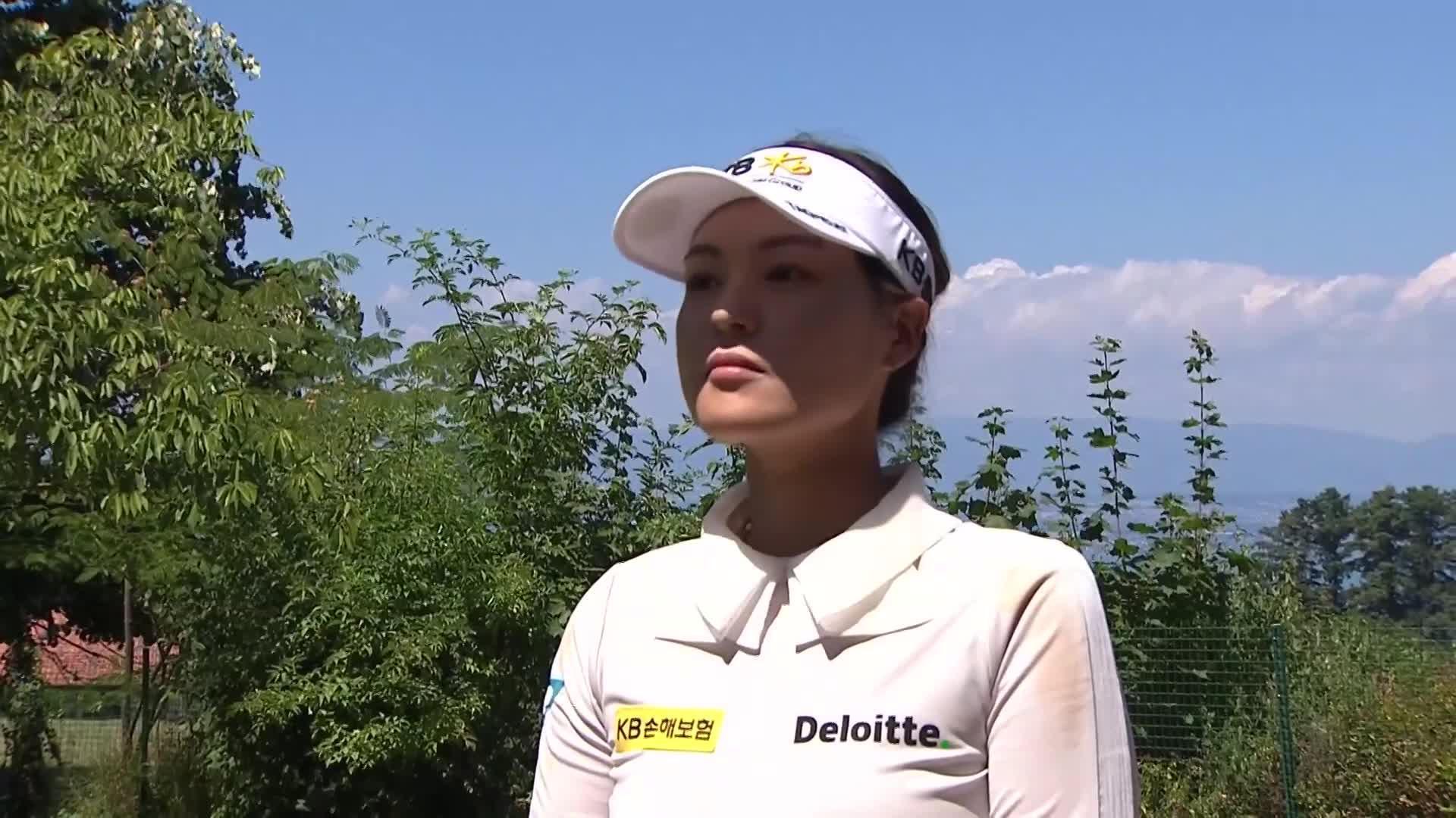 In Gee Chun First Round Interview at the 2022 Amundi Evian Championship ...