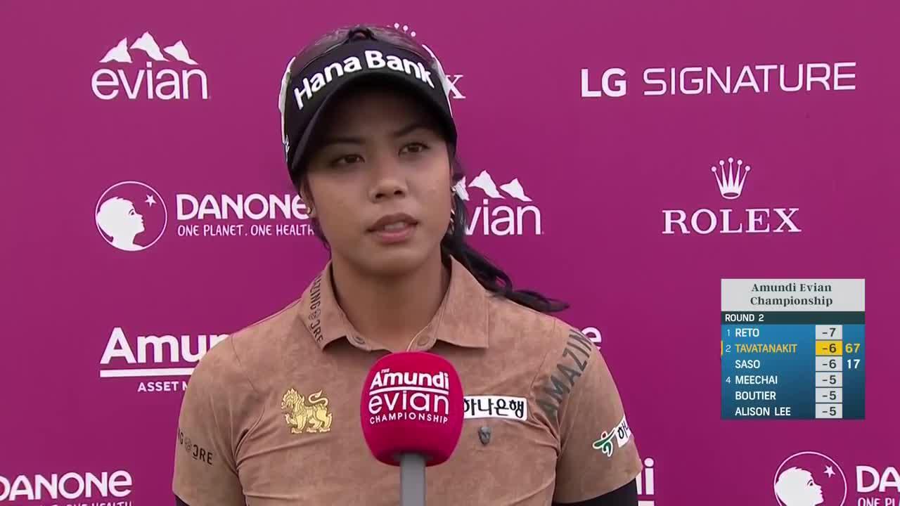 Patty Tavatanakit Second Round Interview | 2023 Amundi Evian Championship | LPGA | Ladies ...