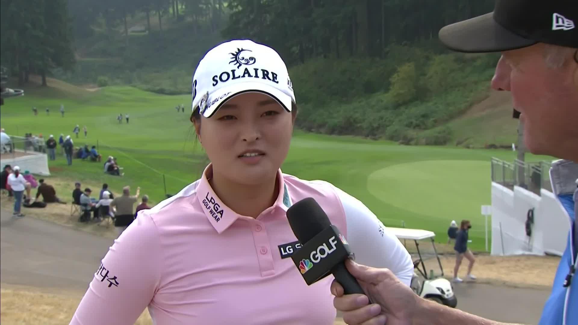 Jin Young Ko Second Round Interview at the 2021 Cambia Portland Classic ...