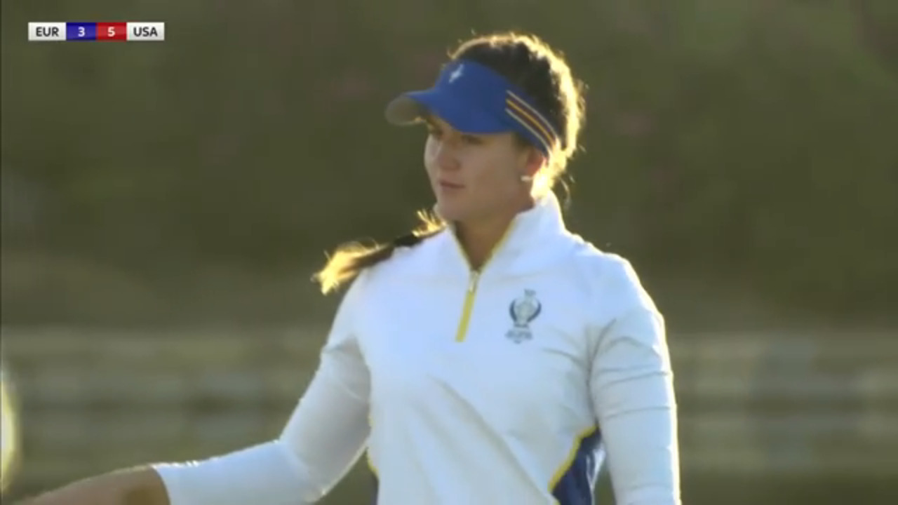 Stark/Grant vs. Kang/Lee Match 12 Highlights | 2023 Solheim Cup | LPGA | Ladies Professional ...