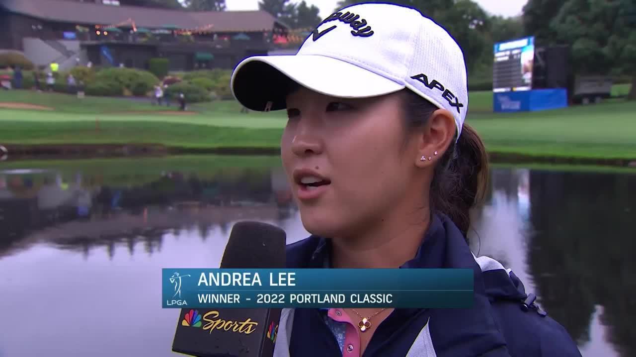 Andrea Lee First Round Interview | 2023 Portland Classic | LPGA ...