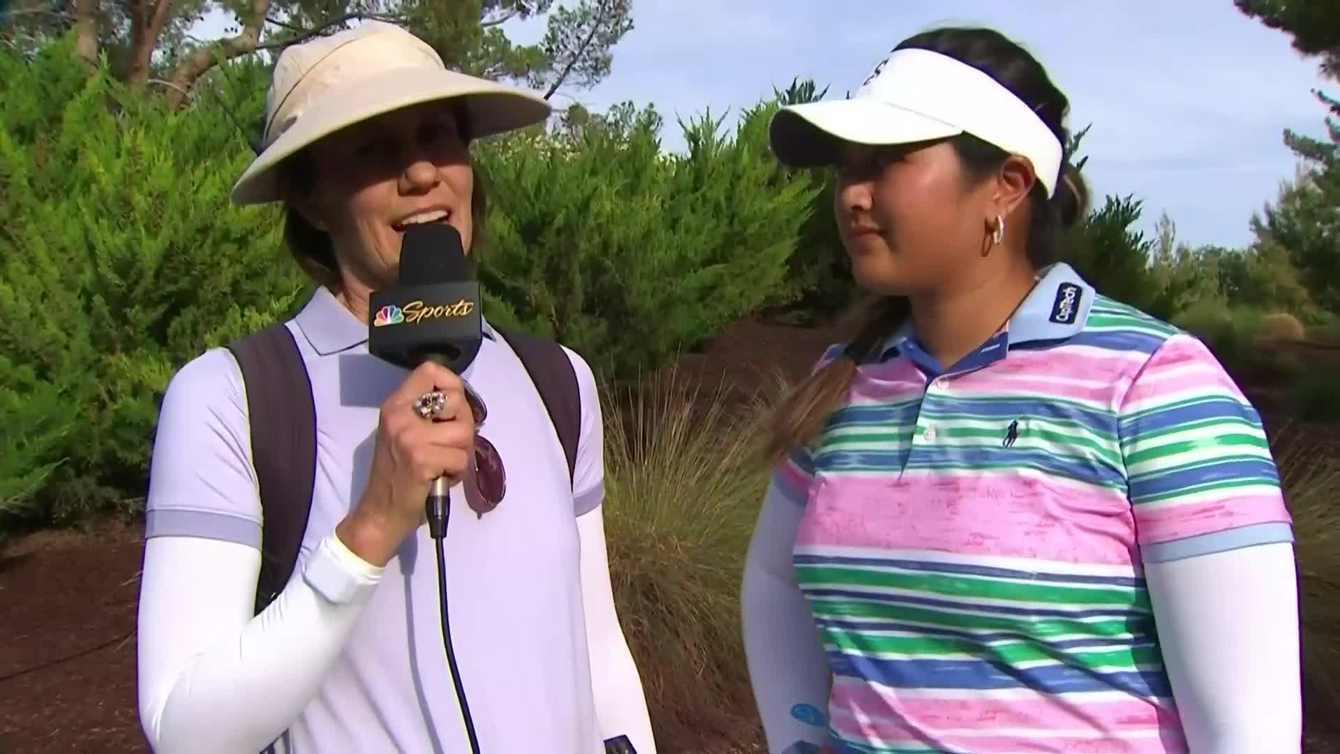 Lilia Vu Interview Quarterfinals Bank of Hope LPGA Match-Play | Epson Tour