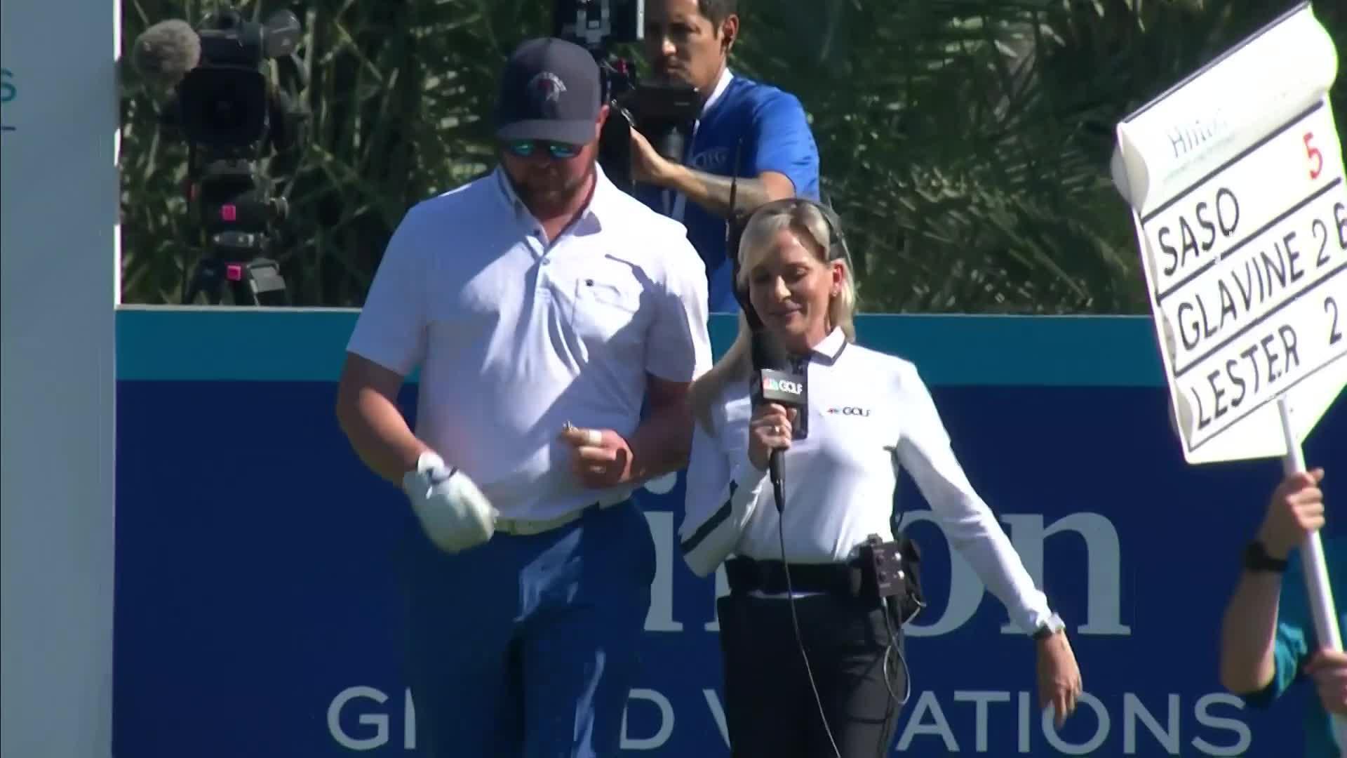 Jon Lester Opening Round Interview at the 2022 Hilton Grand Vacations ...