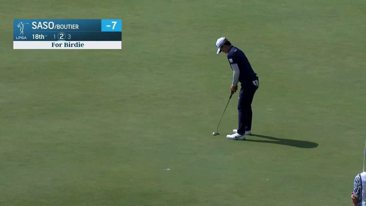 Celine Boutier/Yuka Saso Second Round Highlights | 2023 Dow Great Lakes Bay Invitational | LPGA ...