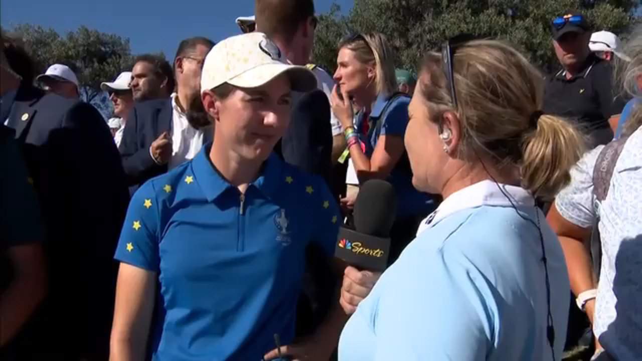 Carlota Ciganda Day 3 Interview | 2023 Solheim Cup | Hanwha LIFEPLUS ...