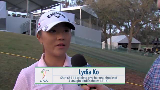 Ko to start final round with the lead at the Coates Golf Championship ...