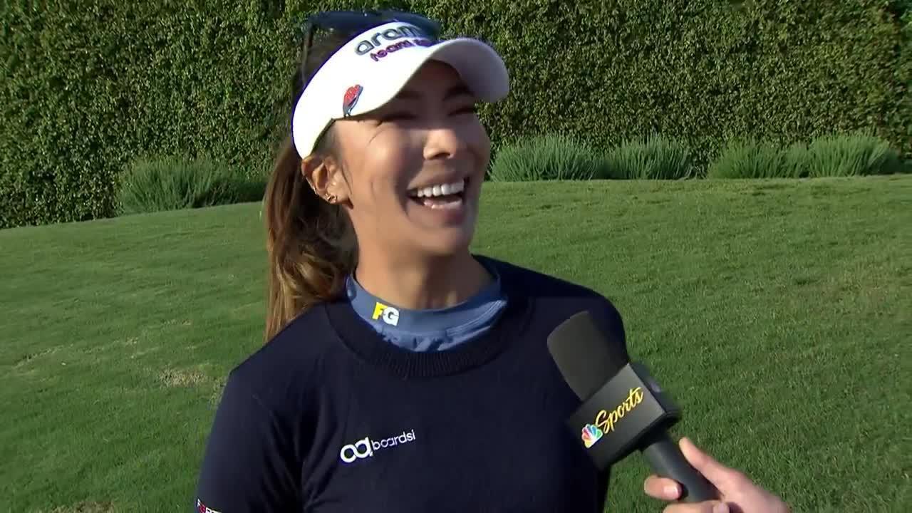 Alison Lee Round 1 Interview at the JM Eagle LA Championship | LPGA | Ladies Professional Golf ...