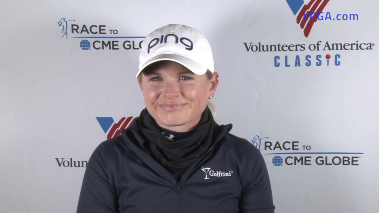 Lindsey Weaver Second Round Interview at the Volunteers of America Classic | LPGA | Ladies ...