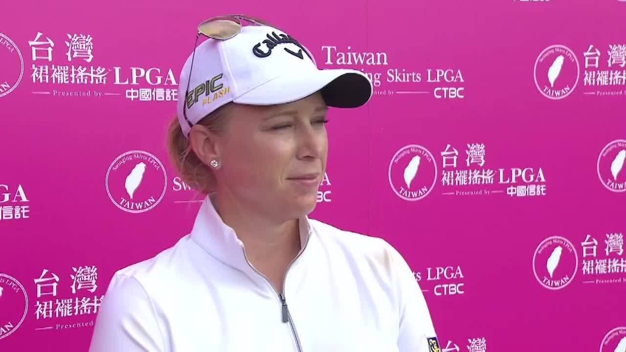 Morgan Pressel Talks Second Round 67 at the 2019 Taiwan Swinging Skirts ...