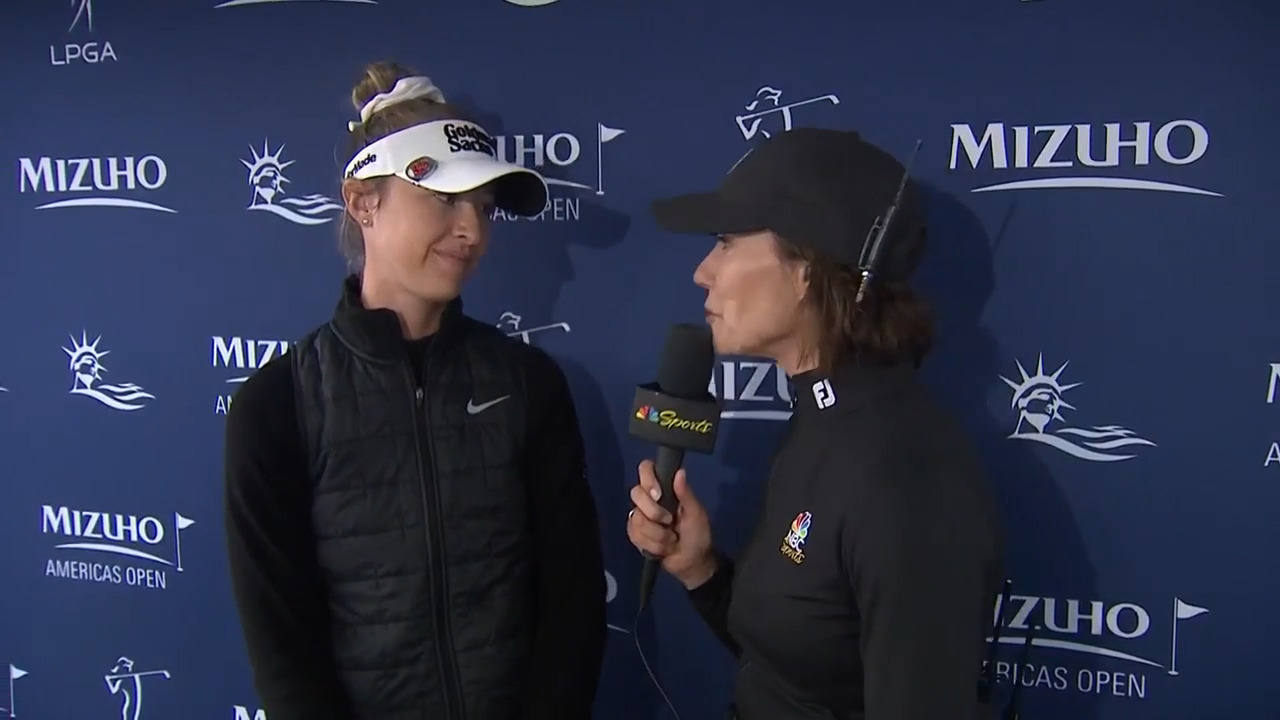 Golf Channel Third Round Interview with Nelly Korda | 2024 Mizuho ...