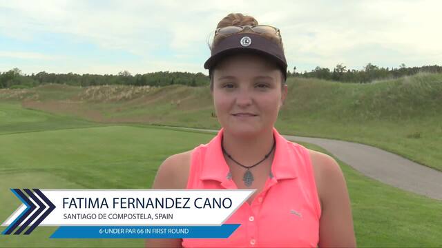 Fatima Fernandez Cano opening round interview at the 2018 Island Resort ...