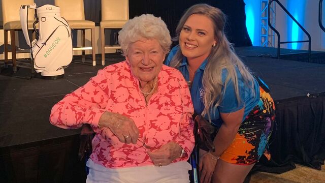 Stephanie Peareth met LPGA Founder Marilynn Smith at 2019 LPGA Founders ...