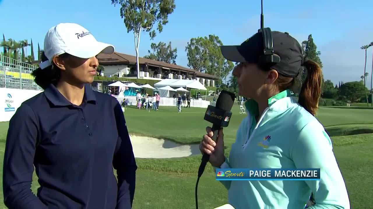 Aditi Ashok Round 3 Interview at the JM Eagle L Championship | LPGA ...