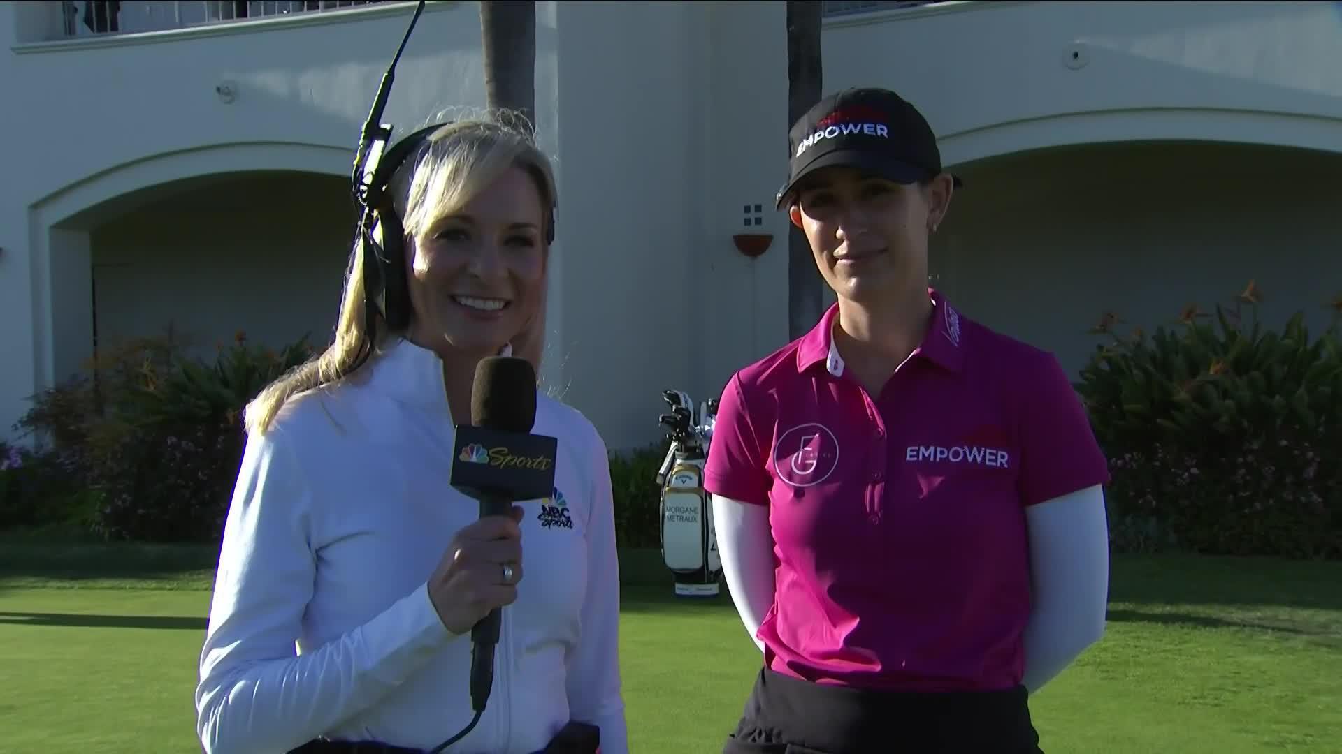 Cheyenne Knight First Round Interview at the 2022 JTBC Classic ...